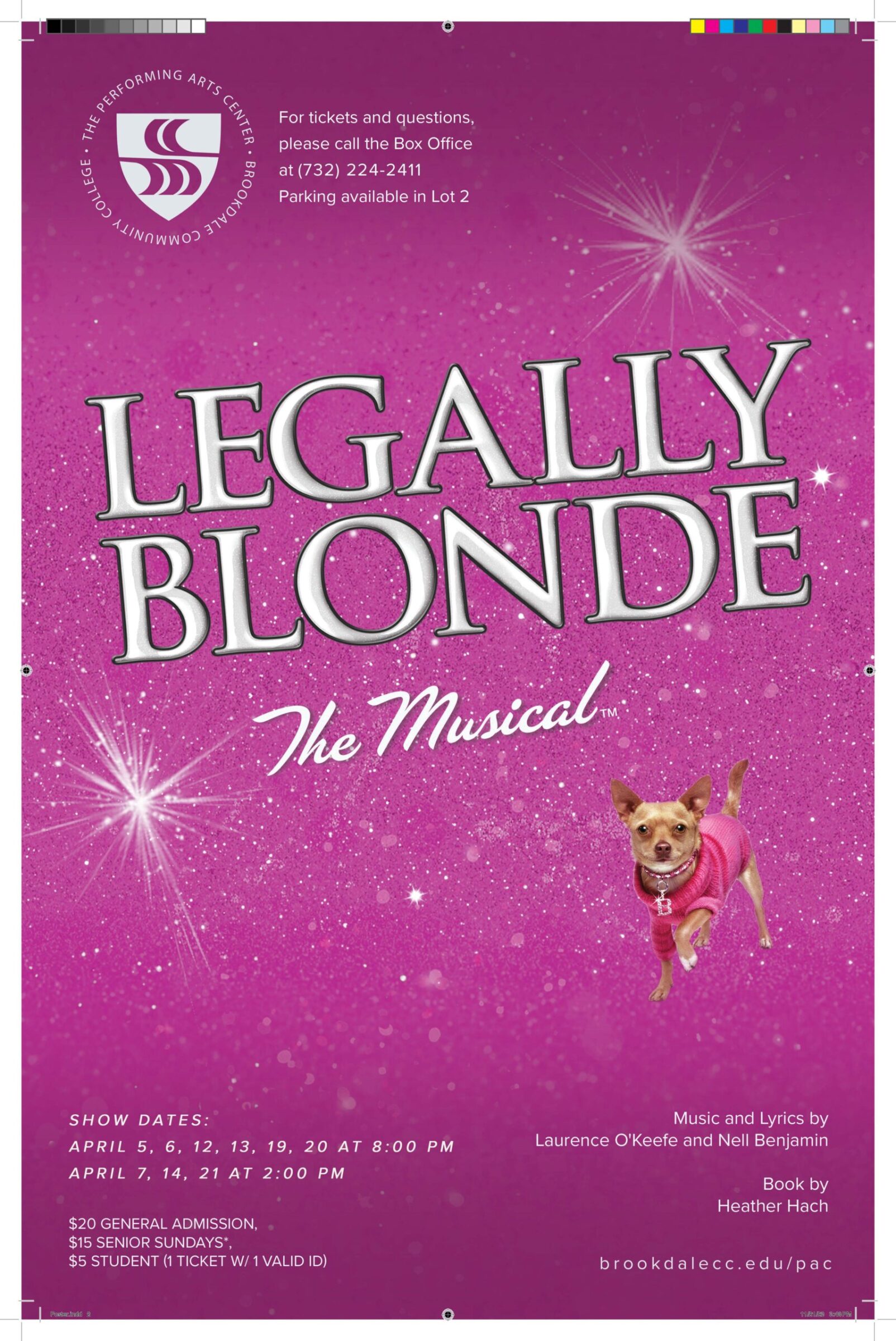 Legally Blonde At The PAC - Brookdale Community College