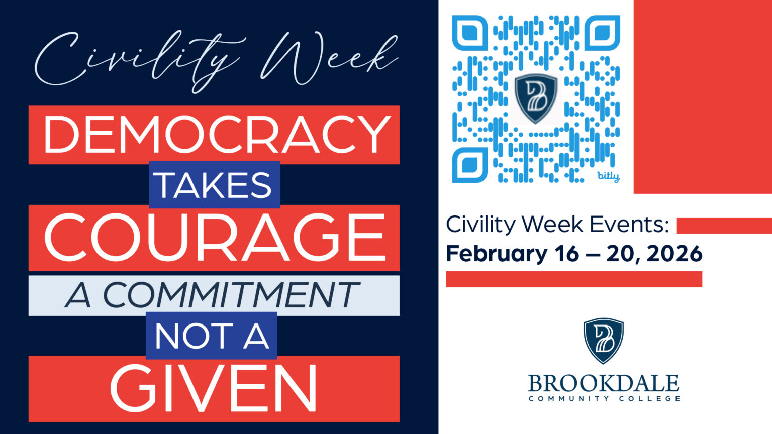 Civility Week at Brookdale | February 16–20 - Brookdale Community College